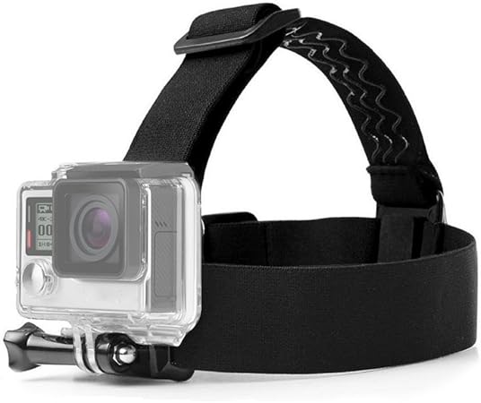 Amazon.com: ASOCEA Action Camera Head Mount Strap Adjustable Wearing ...