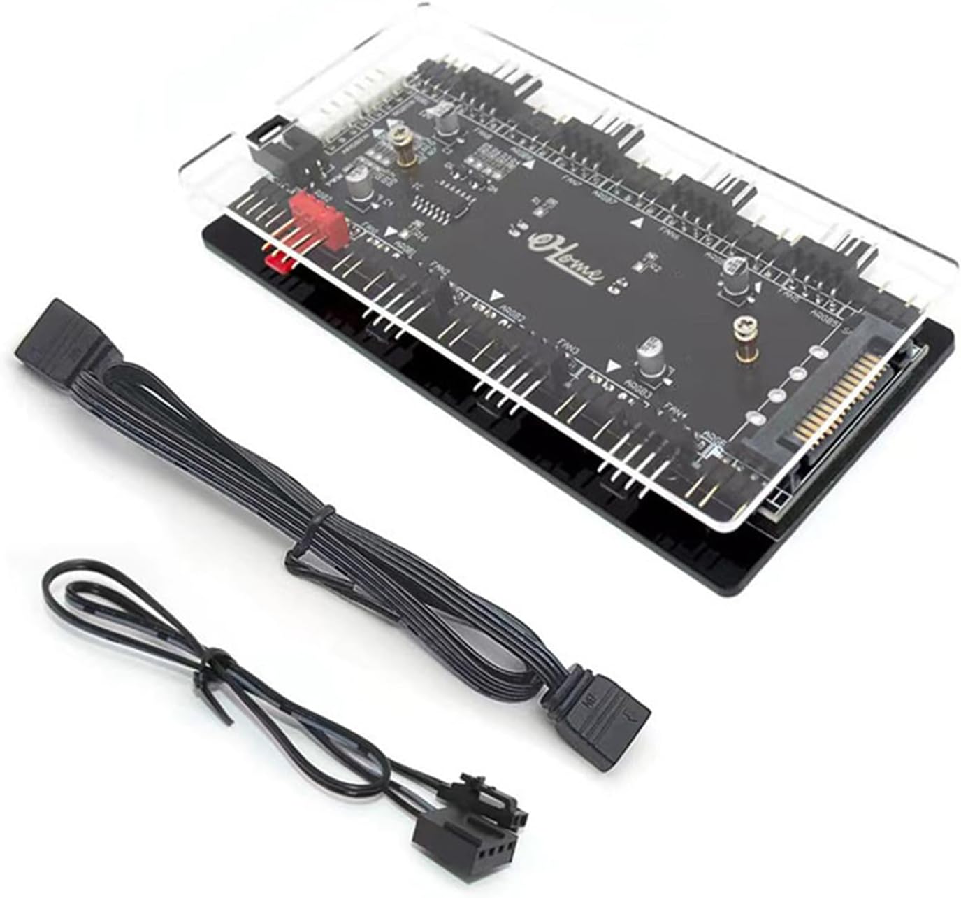 EZDIY-FAB RGB Konverter 12V RGB zu 5V ARGB Transfer Hub mit 3-Wege ...