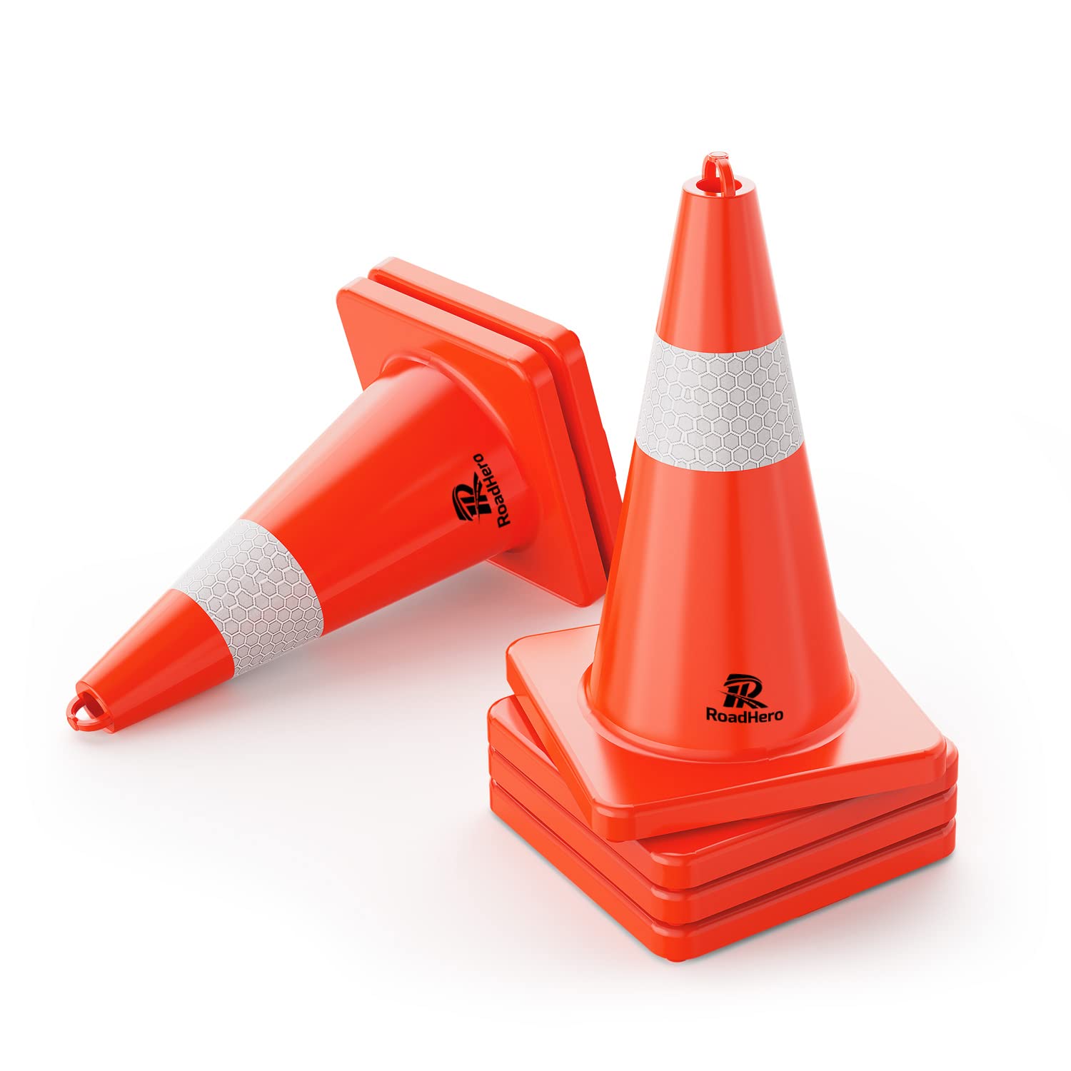 Snapklik.com : RoadHero Traffic Cones 18 Inch, 6 Pack Safety Cones