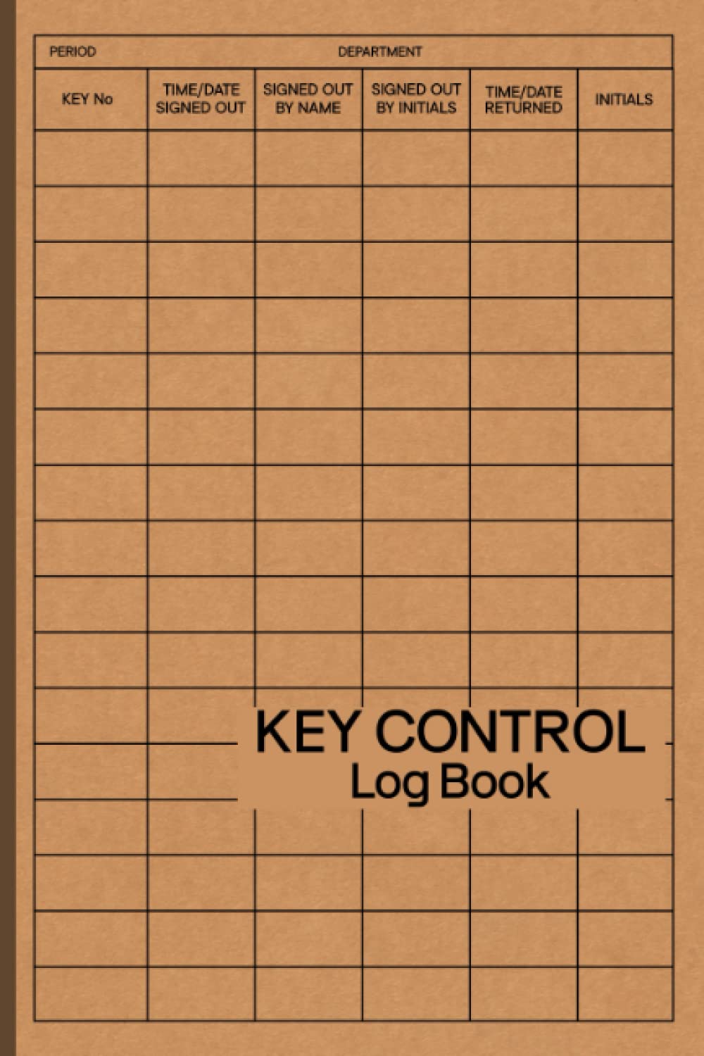Key Control Log Book: Sign In and Sign Out Tracker: Ganchev, Sv ...