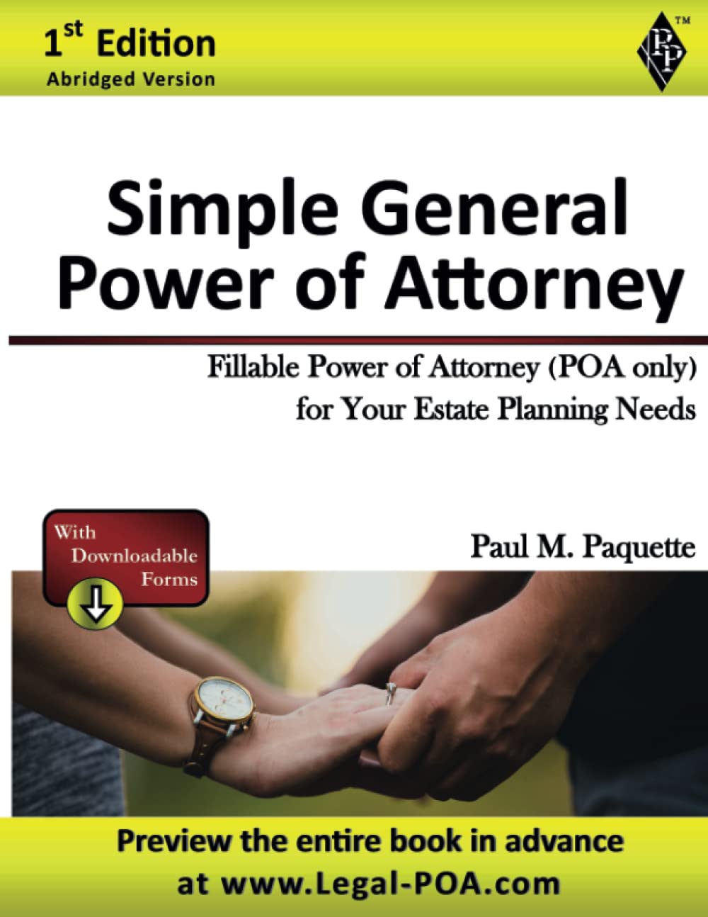 Buy Simple General Power of Attorney: Fillable Power of Attorney (POA ...