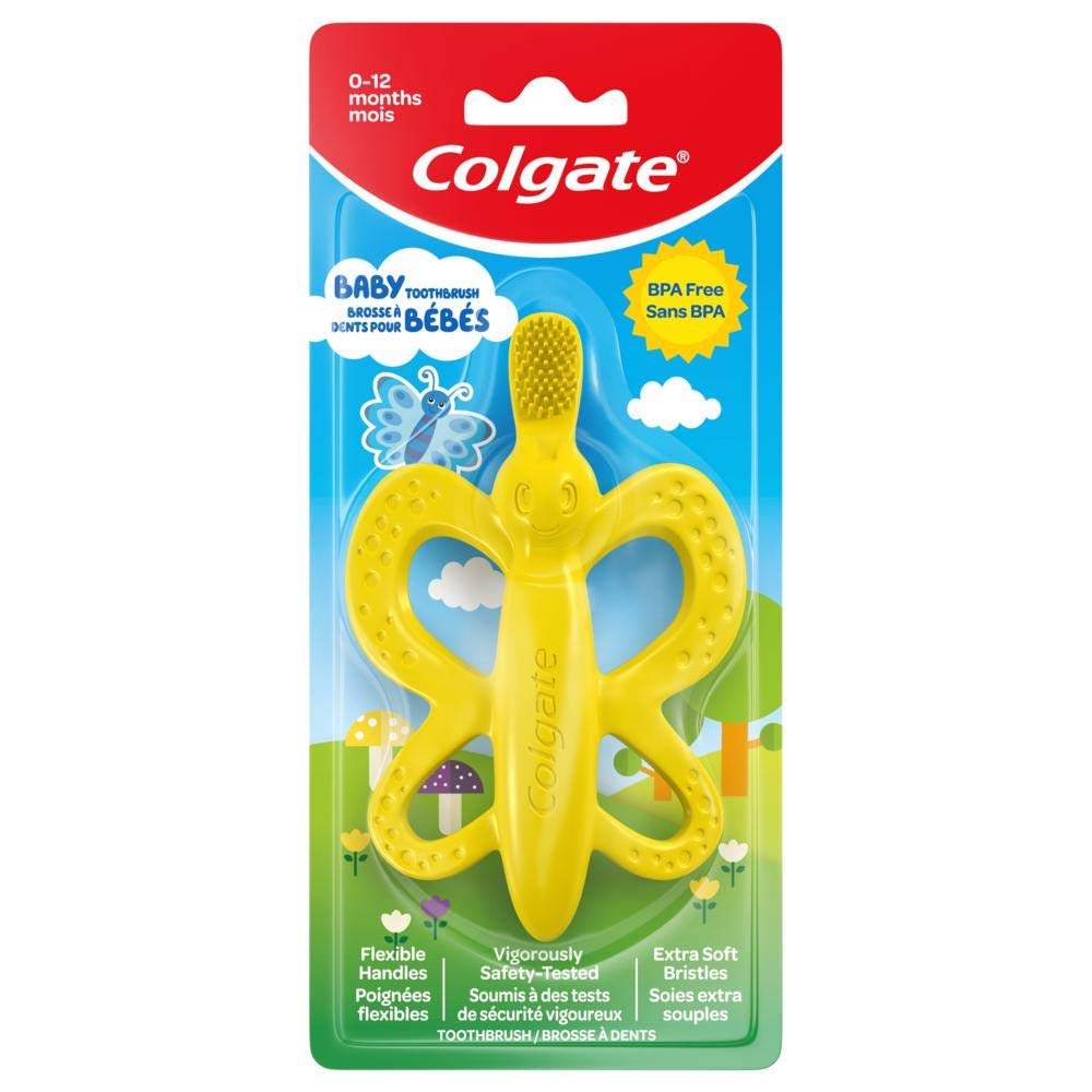 Colgate Baby Butterfly Toothbrush, Extra Soft, 1 Count : Amazon.ca ...