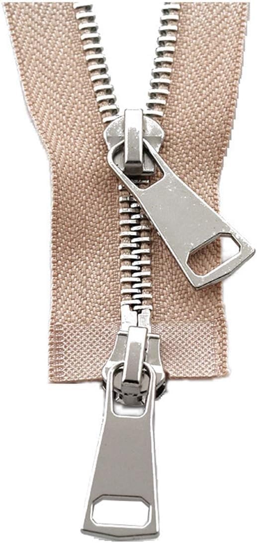 Amazon.com: Sewing Zippers, 5# Double Sliders 60/70/80/90/100/120/150cm ...