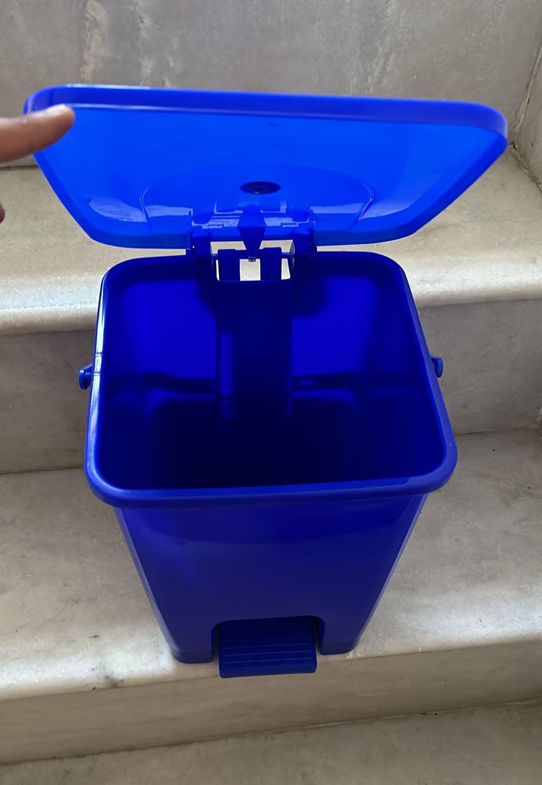 Kuber Industries 3 Pieces Plastic Dustbin Garbage Bin with Handle, 10 ...