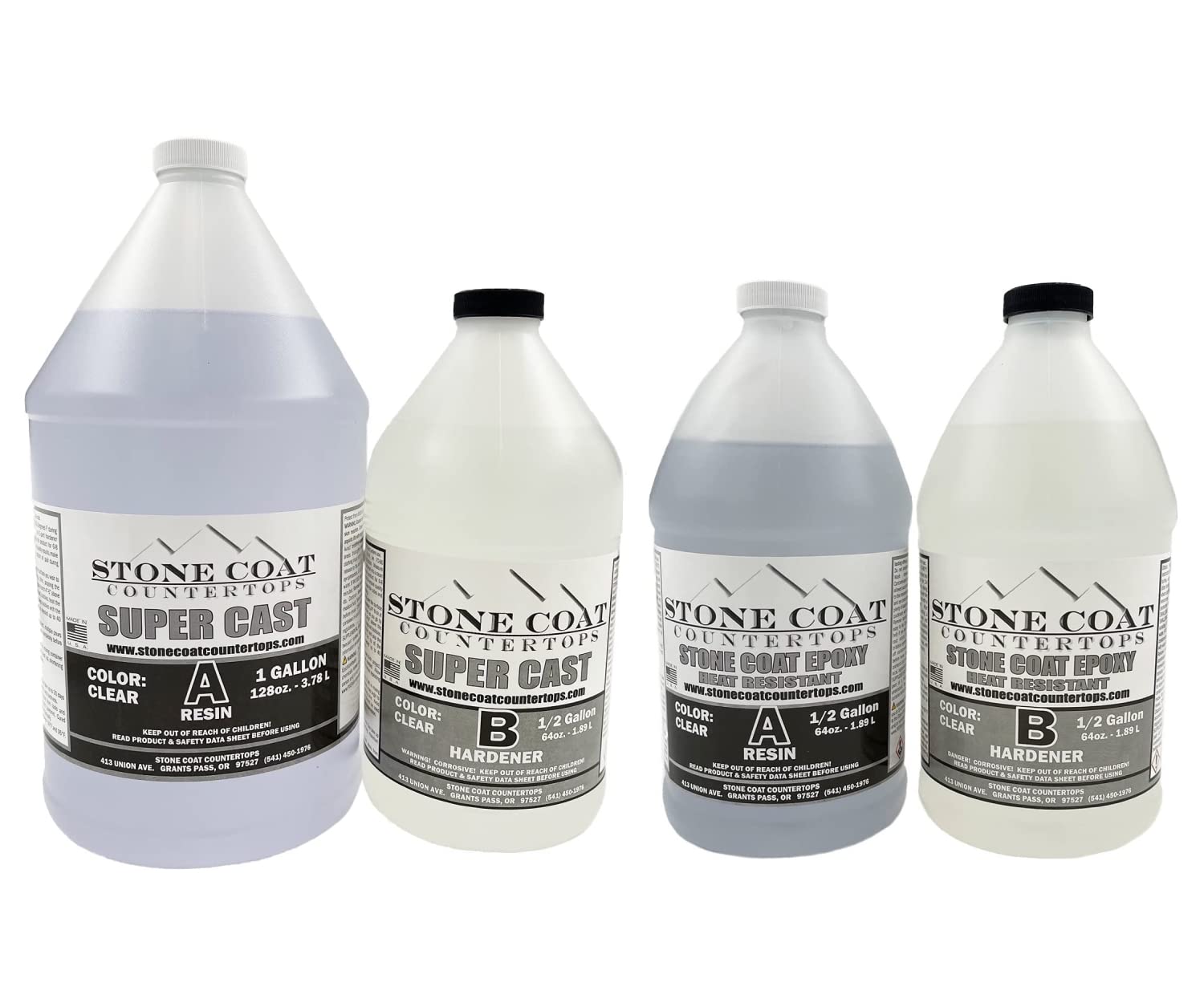 Super Cast Stone Coat Countertops 1 Gallon Epoxy Resin Kit | Desertcart ...