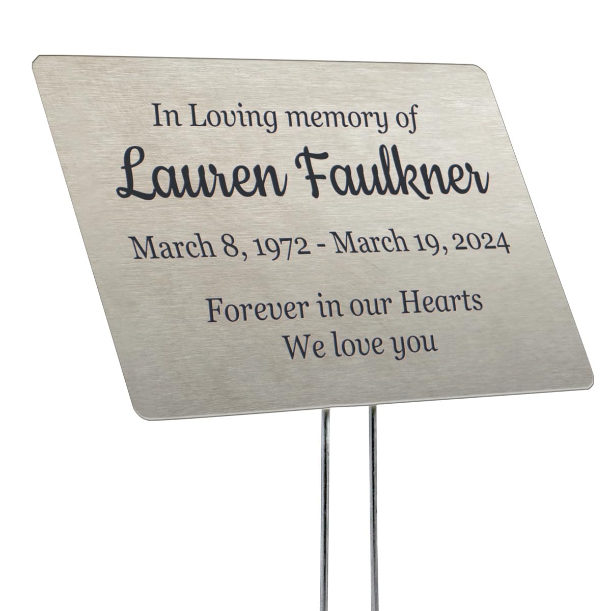 Snapklik.com : Easy Design - In Loving Memory - Stainless Steel Garden ...