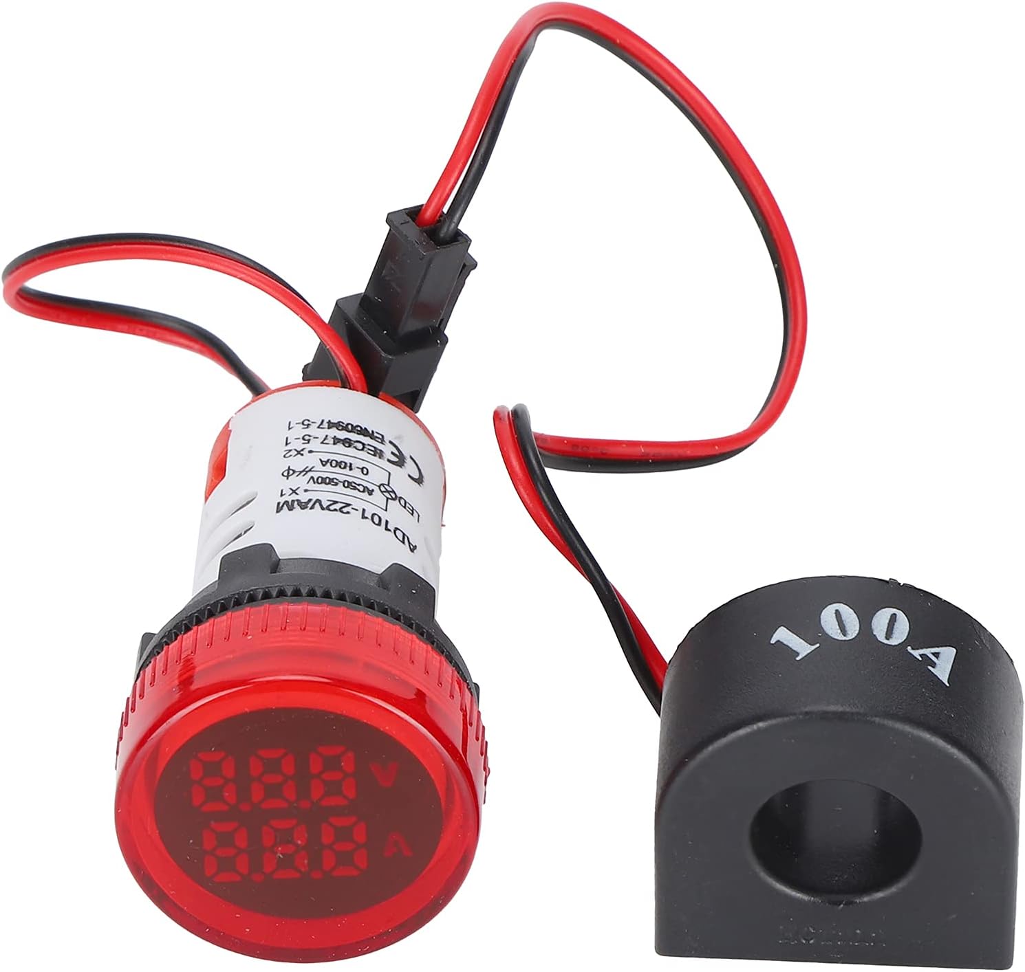 Amazon.com: Current Indicator AD101-22VAM 60~500V AC AD101‑22VAM High ...