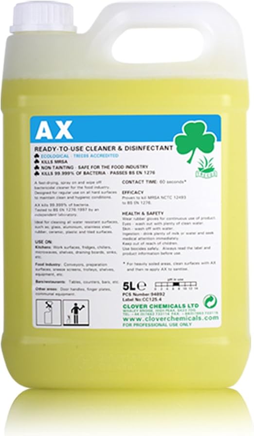 AX Professional Fast Drying Anti Bactericidal Cleaner, Disinfectant ...