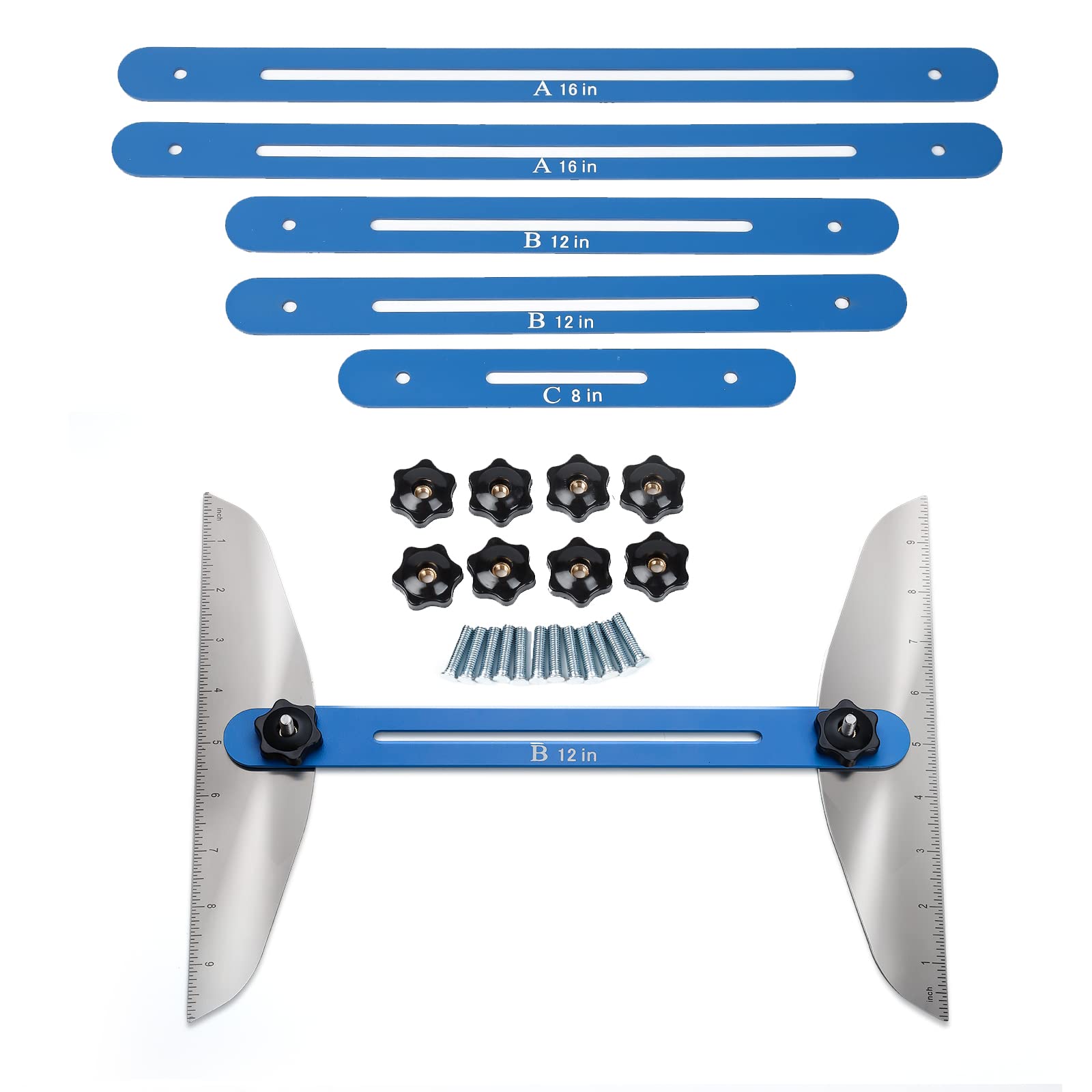 Wondgo Stair Tread Gauge Template Tool - Solid Metal Stair Fixture for ...