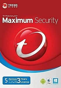 Trend Micro Maximum Security 5 Devices 3 Years for PC, Mac, Android ...