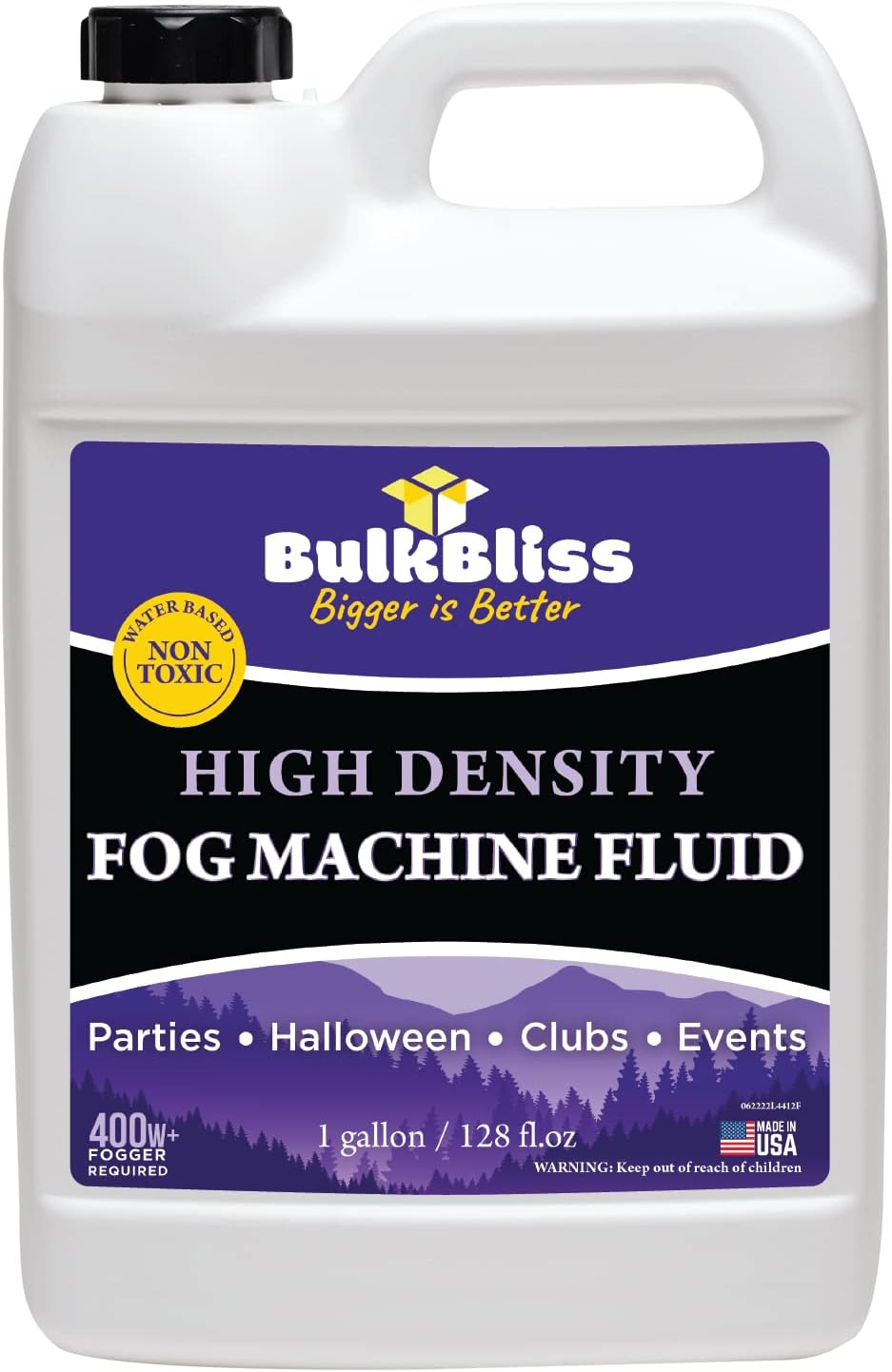 Amazon.com: BulkBliss Fog Machine Fluid, Indoor Liquid Formula for ...