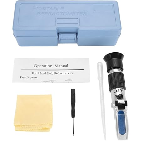 Amazon.com: Refractometer Salinometer, Seawater Salinity Meter Aquarium ...