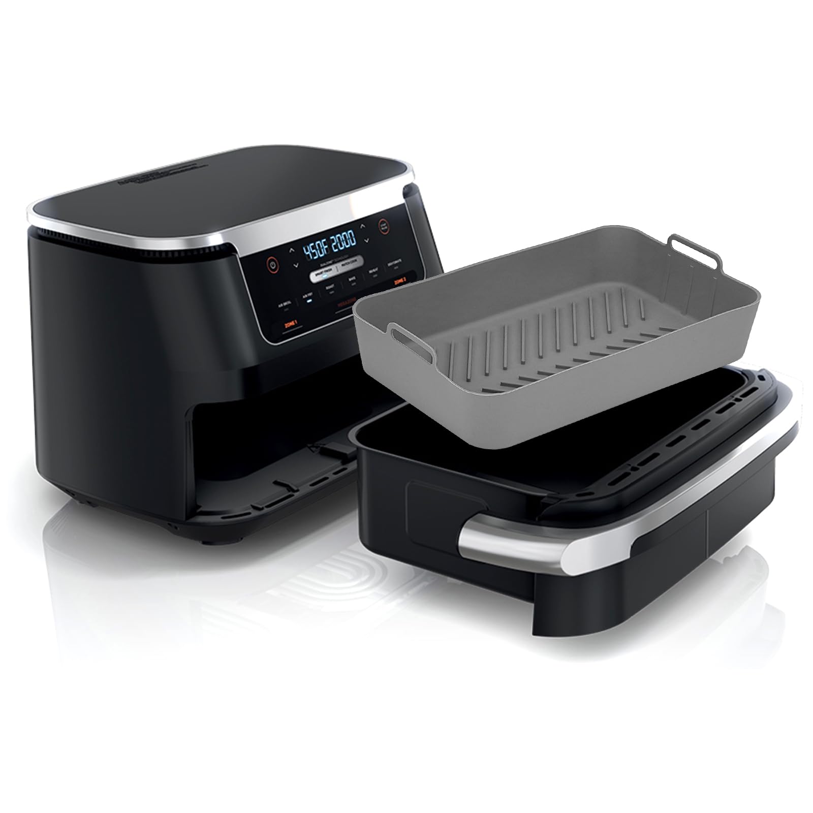 Air Fryer Silicone Liners for Ninja DZ071/DZ071C 7QT MegaZone/Ninja ...