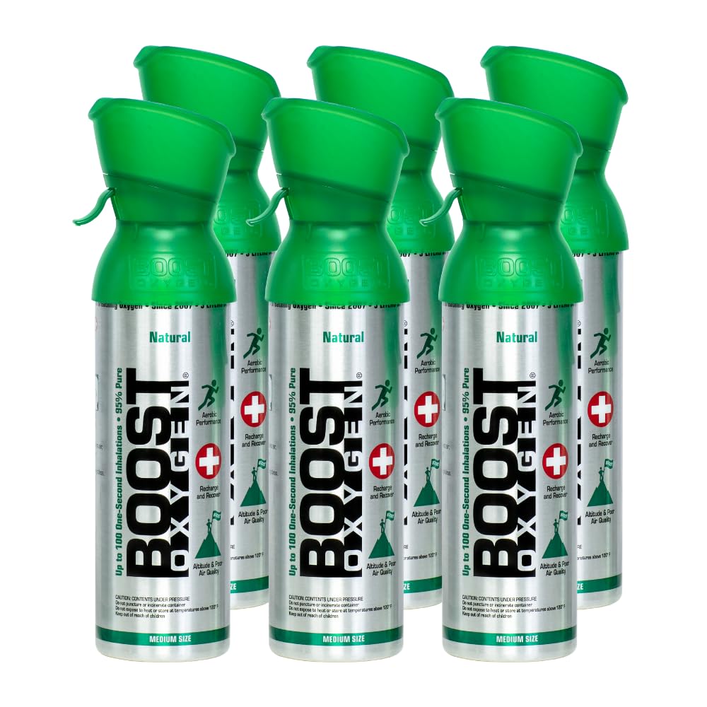 Amazon.com: Boost Oxygen Medium Natural 5L Canister | Respiratory ...