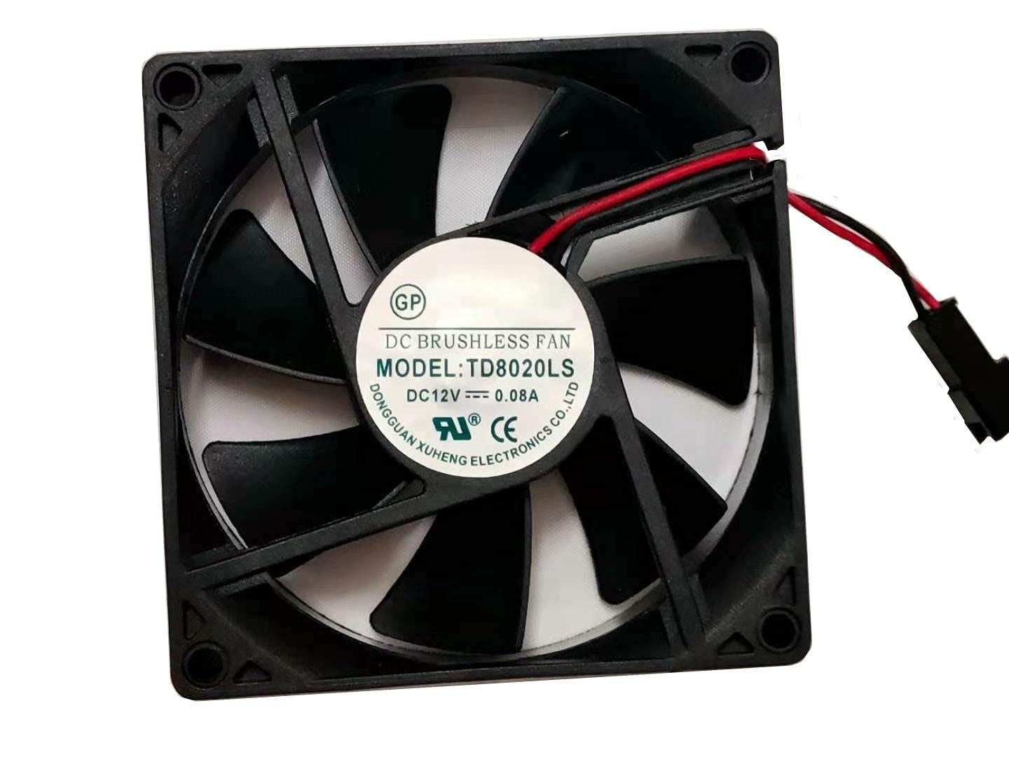 Amazon.com: Joshua Adams TD8020LS 8020 12v 0.08A 8CM Silent Cooling Fan ...