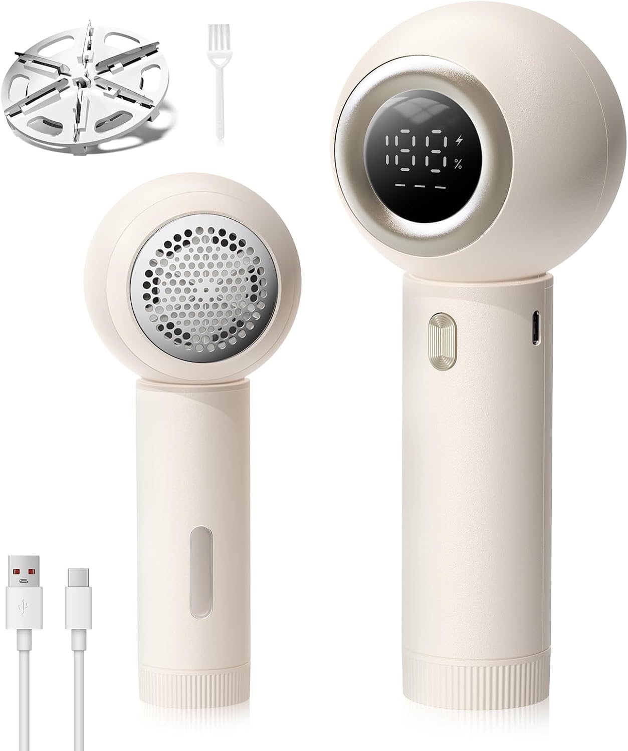 Amazon.co.jp: Gohill けだまとり 電動 毛玉取り器 USB充電式【2025年ドイツ レッド•ドット賞受賞製品】コードレス ...