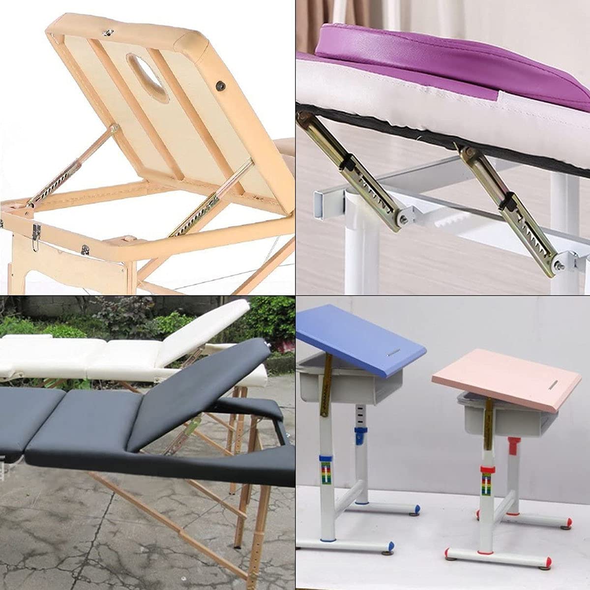 Snapklik.com : Enenes 10-Gear Adjustable Angle Hinge 2PCS Heavy Duty ...