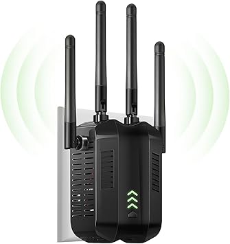 DOBWGXZ WiFi Extender Booster, Internet Booster with Ethernet Port, 4 ...
