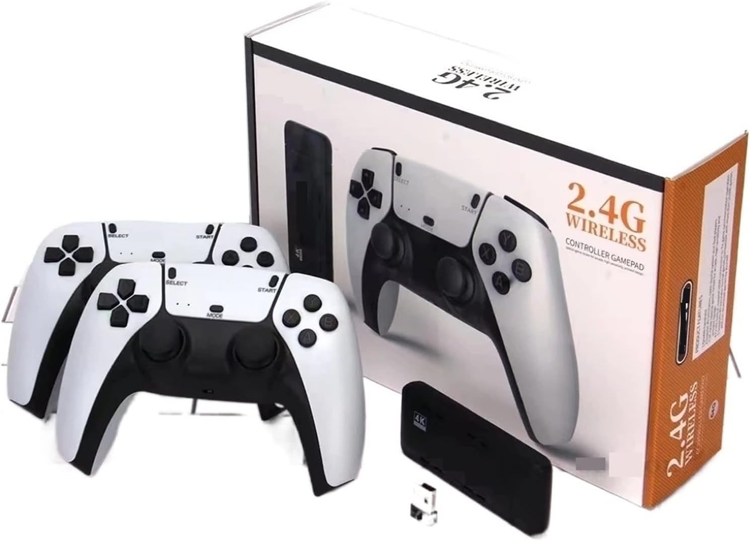 Amazon.co.jp: ゲームコントローラ ビデオゲーム Ampown U9 ワイヤレス 2.4G HD アーケード PSP ファミリー ...