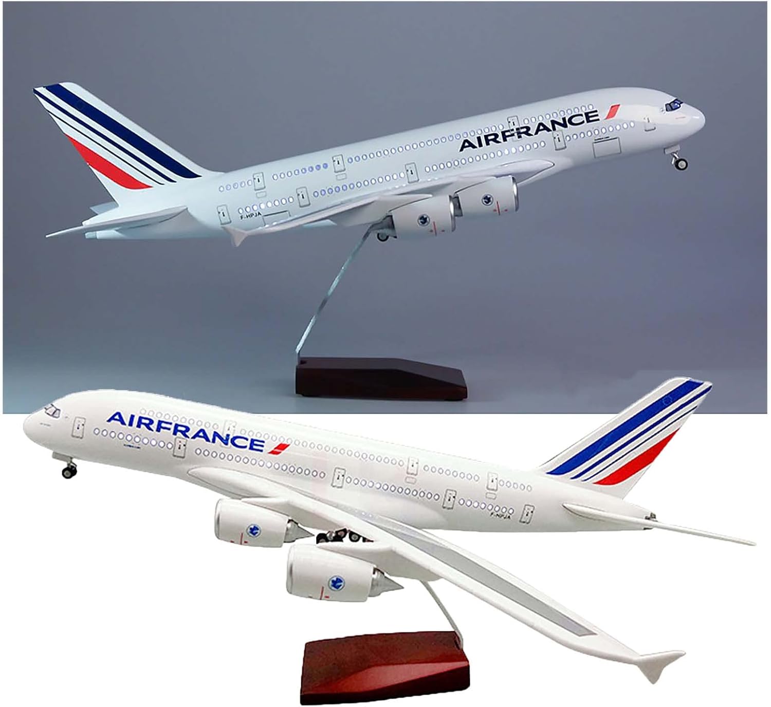 Amazon.com: BOLYUM 1:160 French Airlines Airbus A380 - Realistic ...