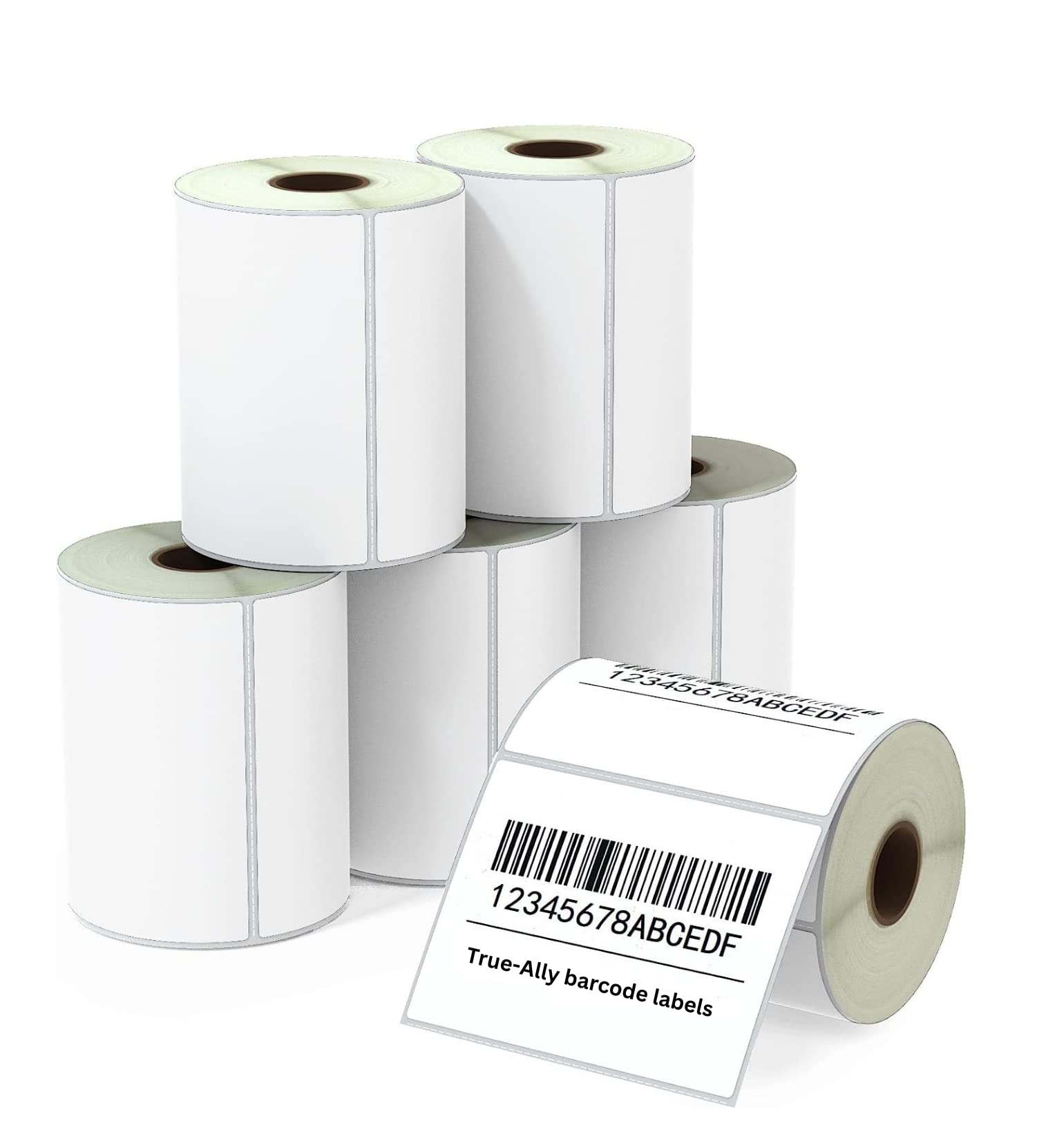 True-Ally 100x75 Direct Thermal (DT) Barcode Label Sticker - 4 x 3 ...