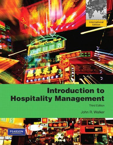 Introduction to Hospitality Management by John R. Walker (2009-06-05 ...