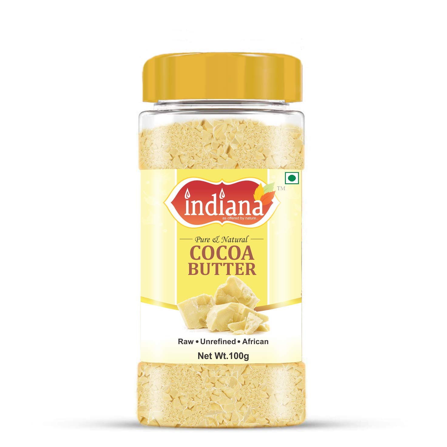 Indiana Pure Cocoa Butter 100g : Amazon.in: Grocery & Gourmet Foods