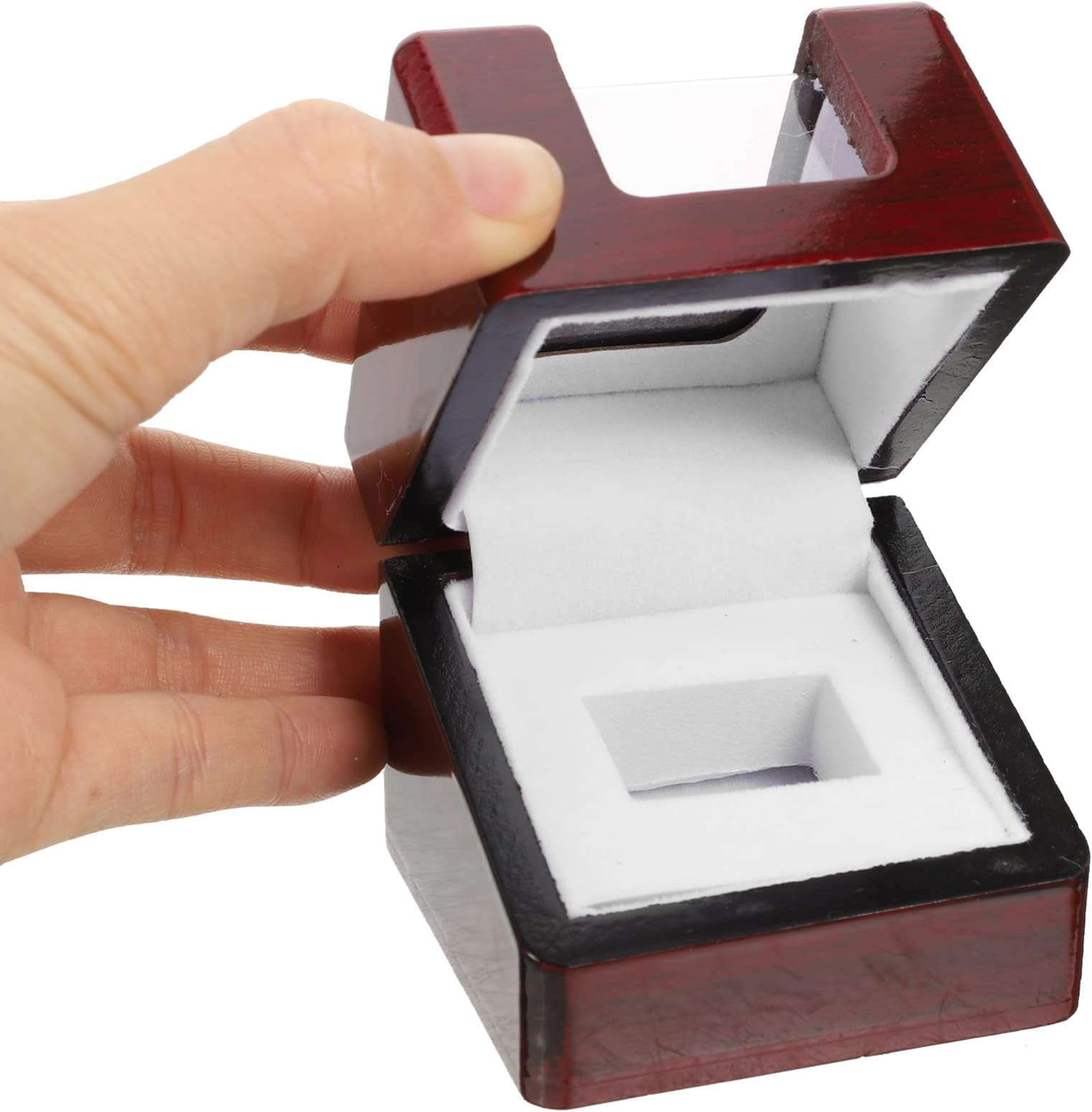 Amazon.com: JunningGor Display Wooden Ring Box for One Piece ...