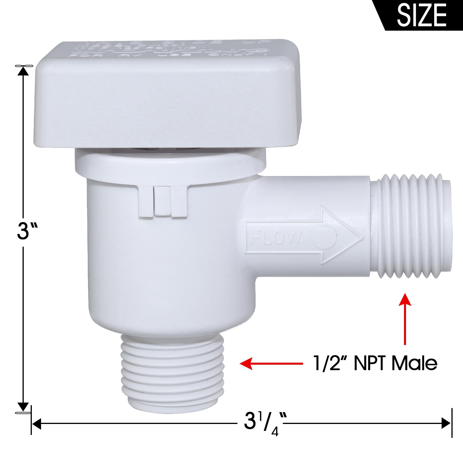 Snapklik.com : RV Vacuum Breaker Check Valve,Camper RV Backflow ...