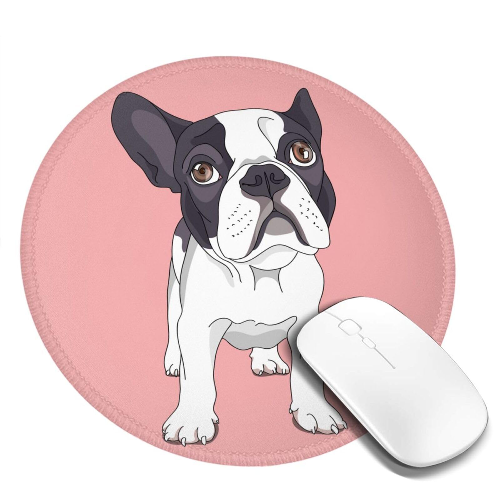 Bulldog Using Computer