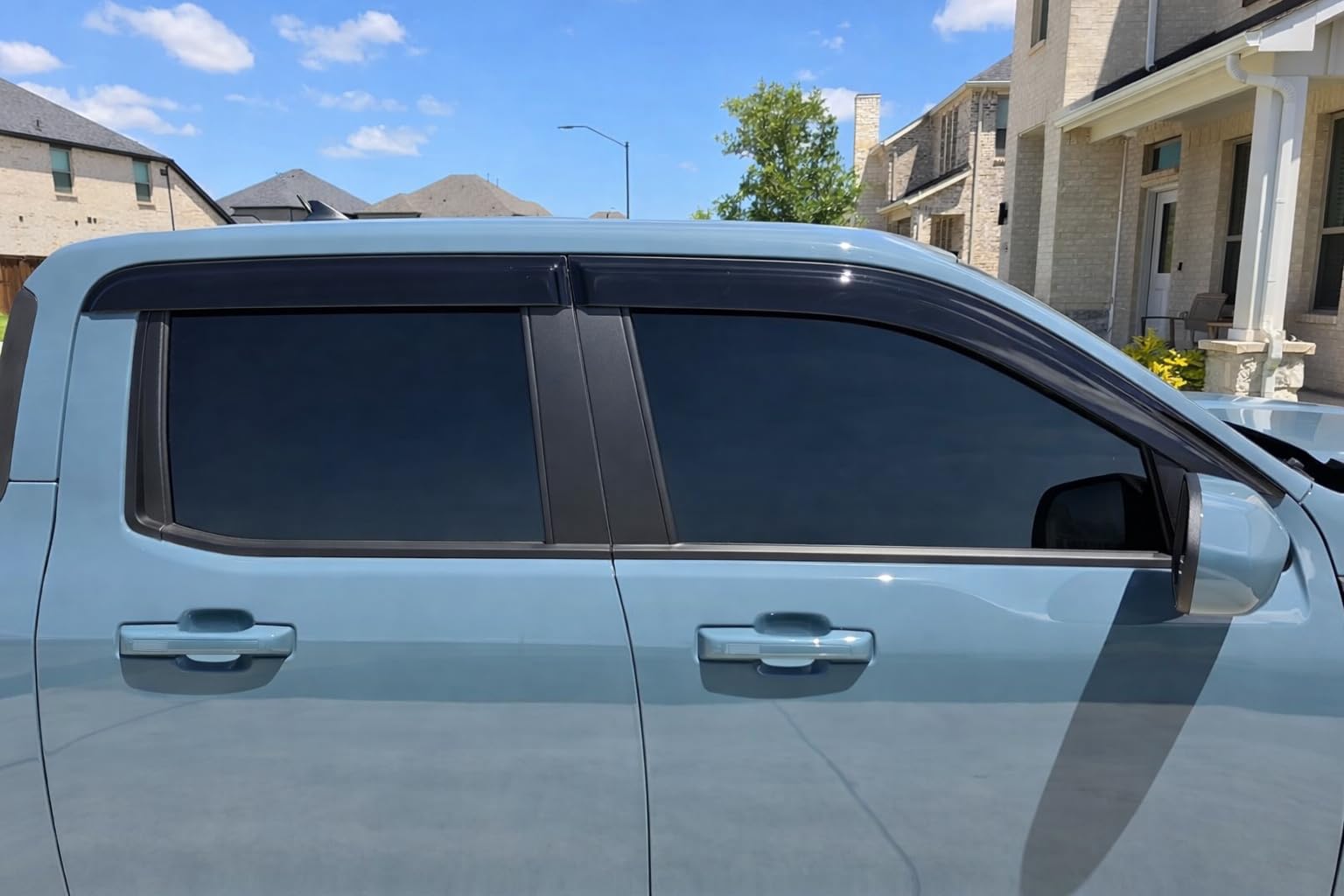 Snapklik.com : 2022-2026 Tape-On Rain Guards For Ford Maverick Side ...