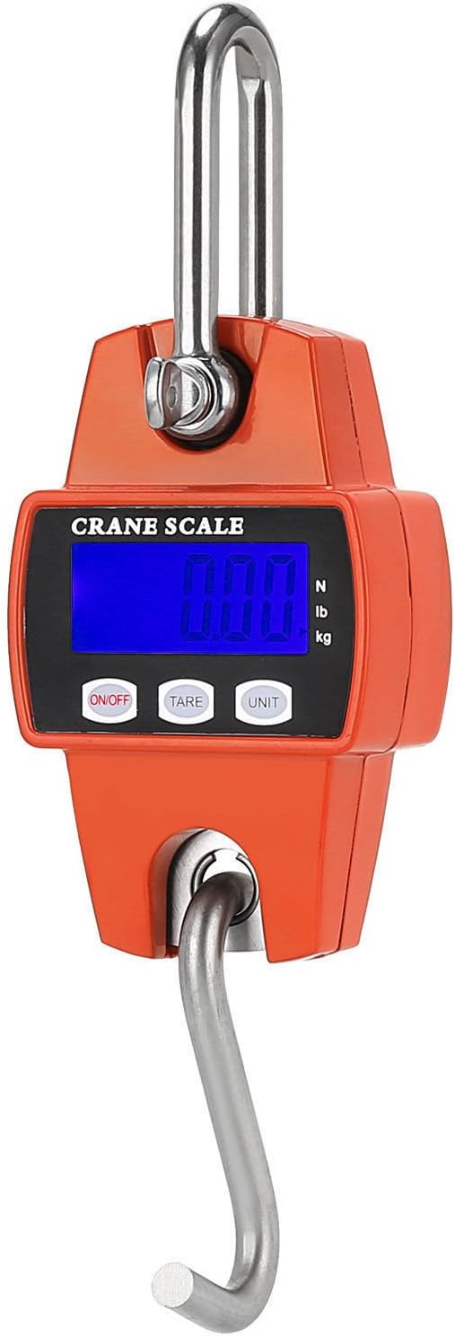 OZSTOCK® Mini Portable Crane Scale 300kg 0.1kg LCD Digital Electronic ...