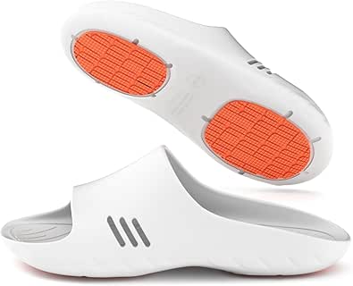 Amazon.com | KENROLL Non Slip Shower Shoes, Indoor Lightweight House ...
