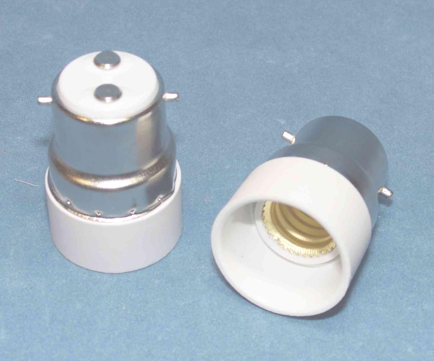 Amazon | 口金変換 アダプタ B22 を E14 へ （＋18mm）【全数を日本で検品】 | ZeroNoise | 口金変換アダプタ