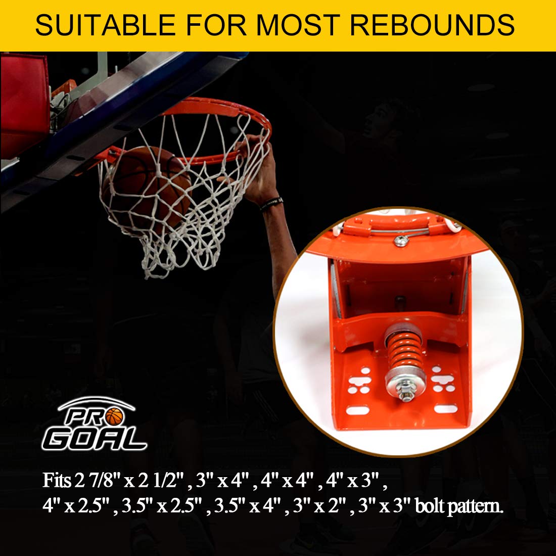 Snapklik.com : PROGOAL Heavy Duty Basketball Rim Breakaway Single ...