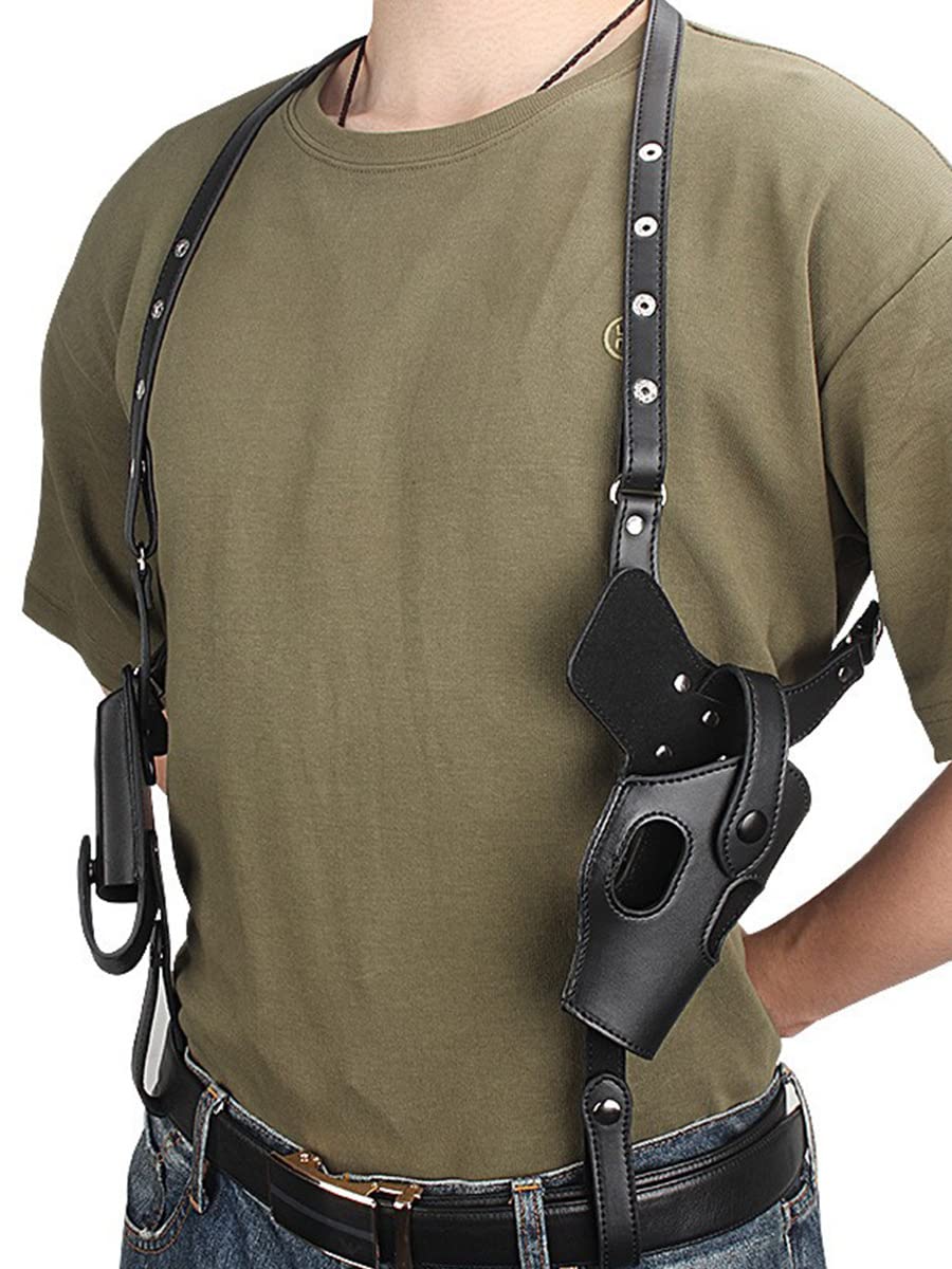 Amazon.com : Fovex Leather Shoulder Holster fit Glock 1911, Shoulder ...