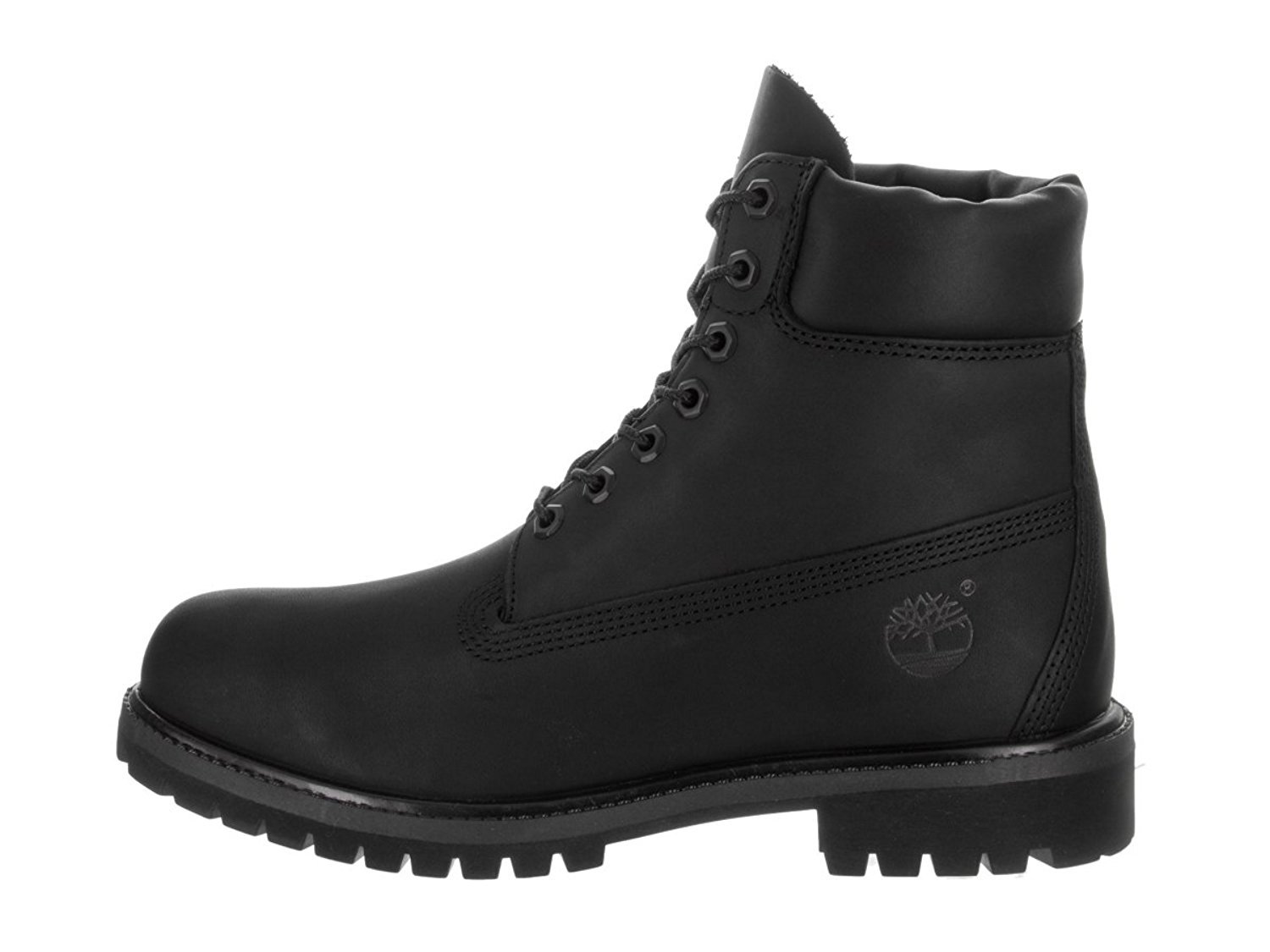 Timberland Men's 6in Premium Fashion Boots, Black Smooth, 7 Medium US ...