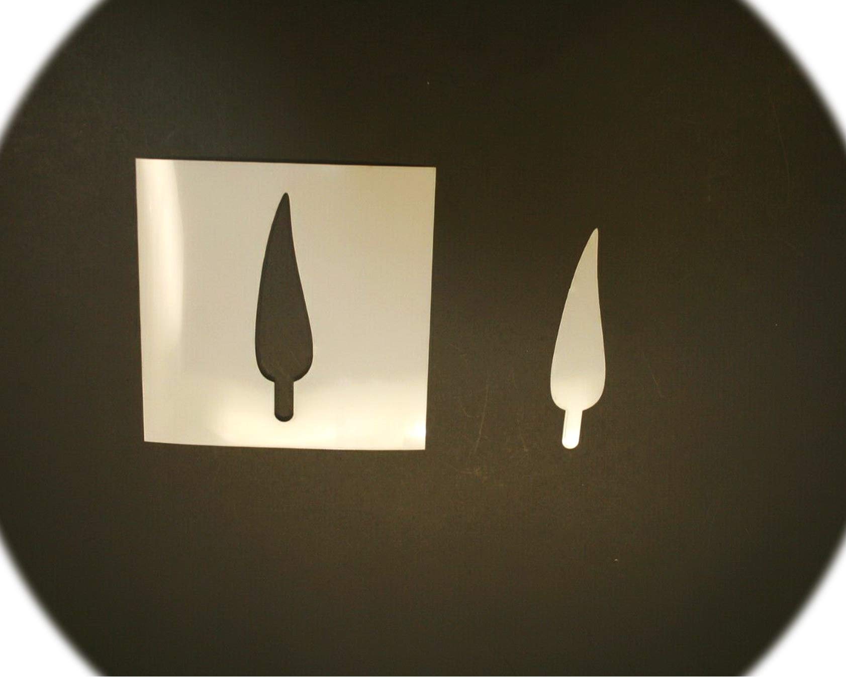 Candle Flame Stencil