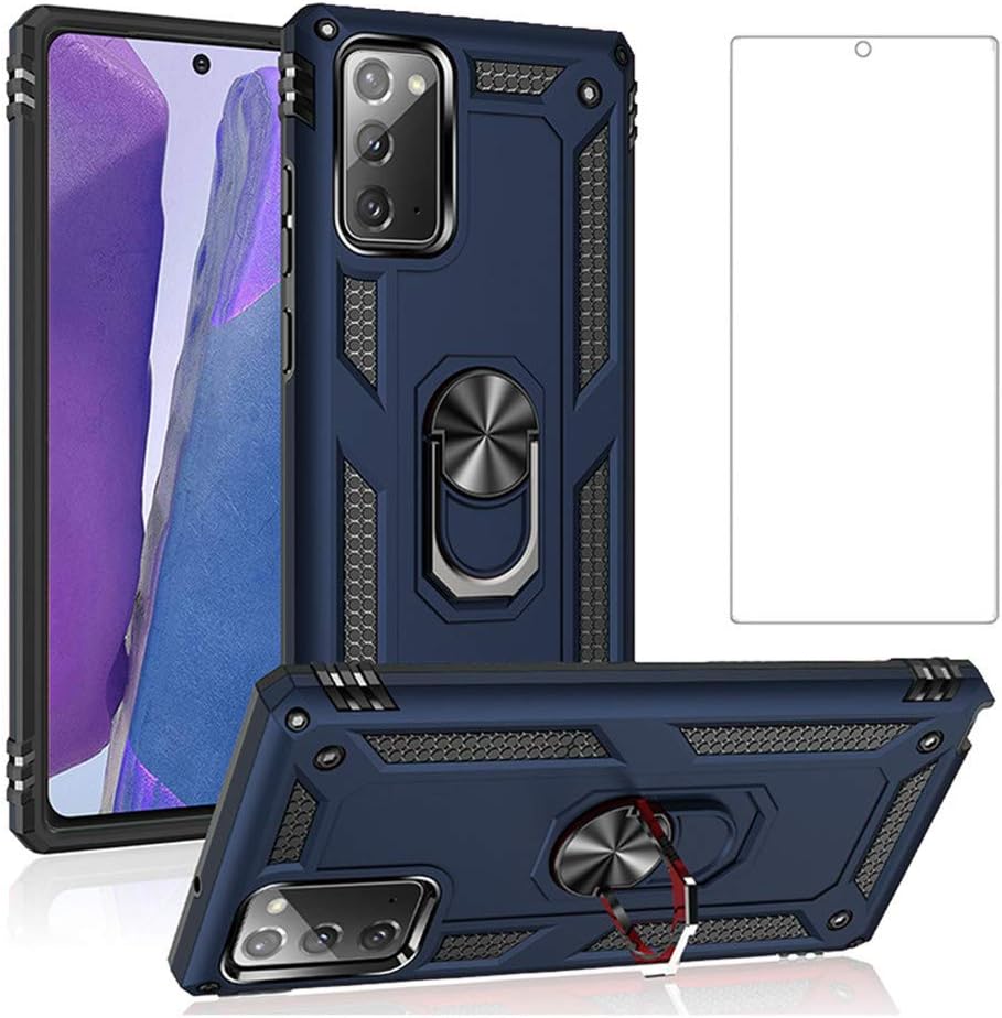 Phone Case for Samsung Galaxy Note 20/5G with Tempered Glass Screen ...
