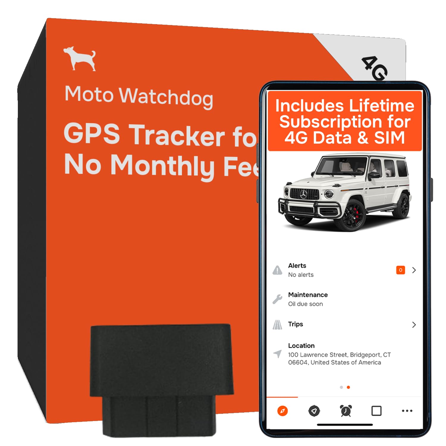 Amazon.com: GPS Tracker for Vehicles No Monthly Fee, No Subscription ...