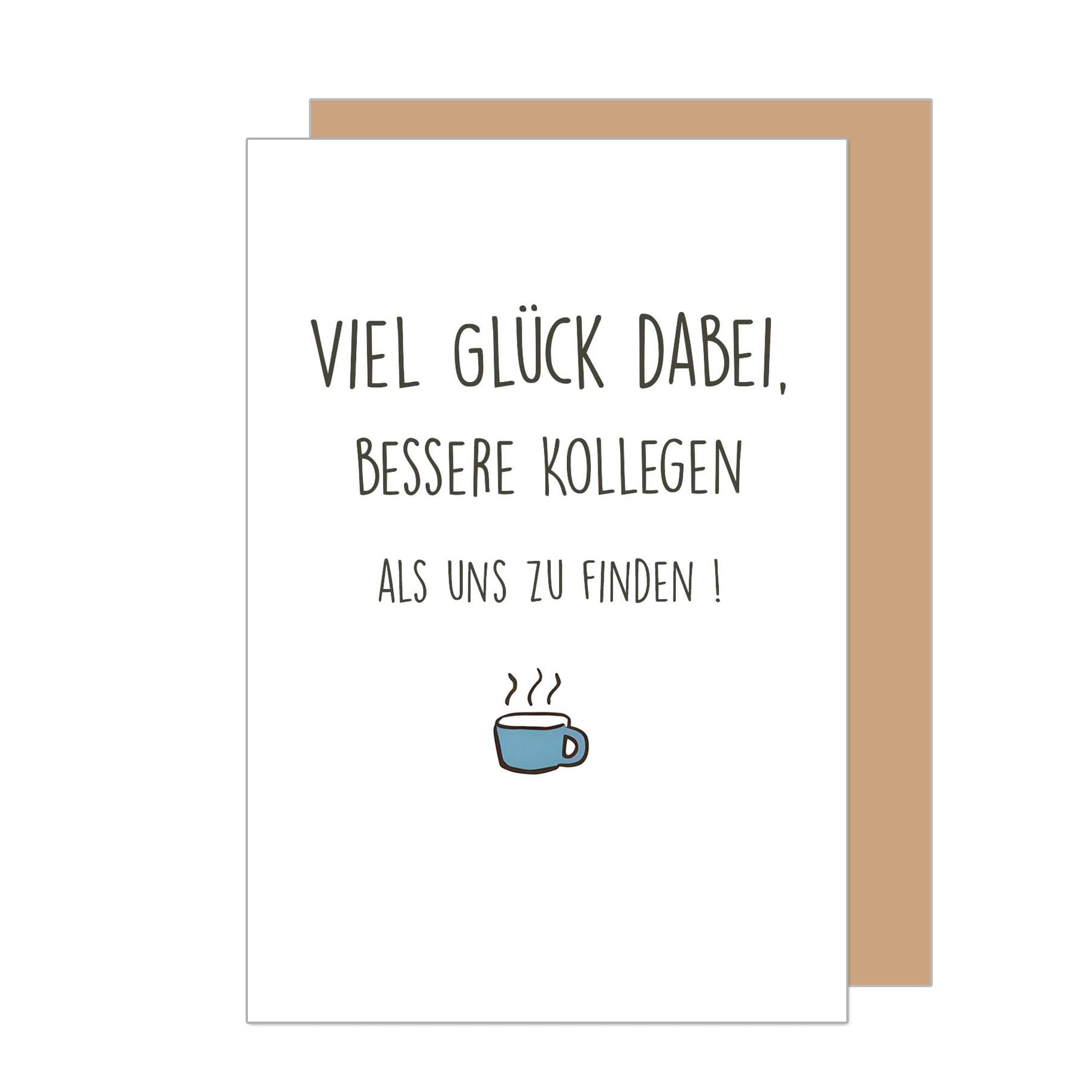 Edition Seidel Premium Glückwunschkarte zum Abschied mit Umschlag ...
