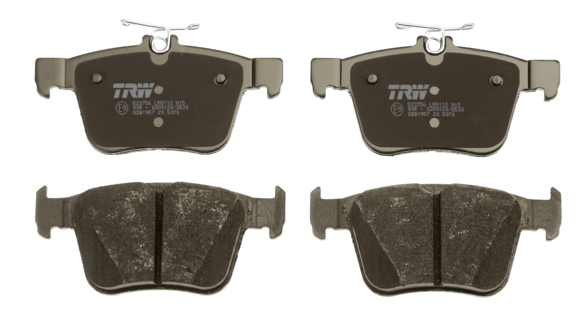 GDB1957 TRW BRAKE PADS (REAR) (R90) OE QUALITY : Amazon.co.uk: Automotive