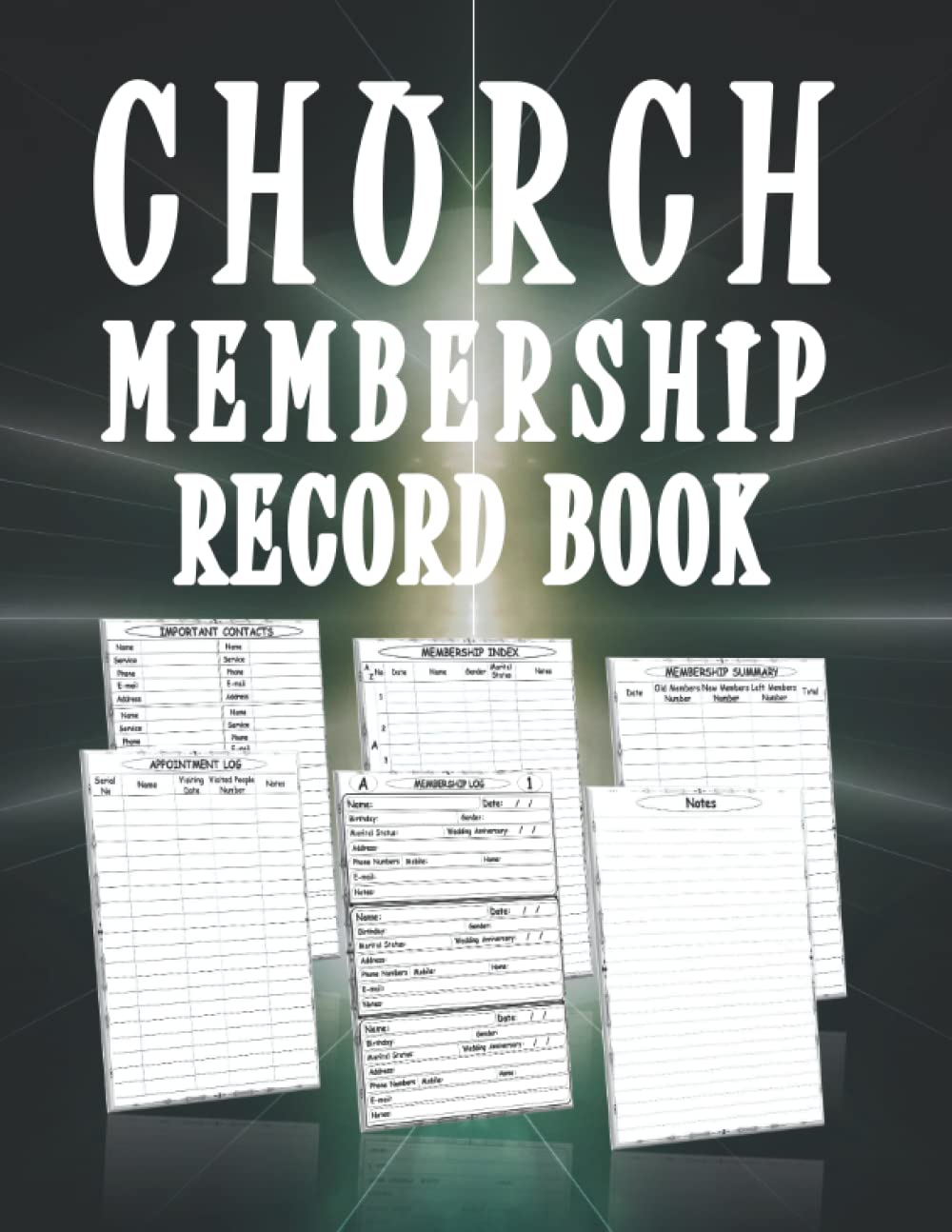 Buy Church Membership Record Book: Church Members Register, Priest ...