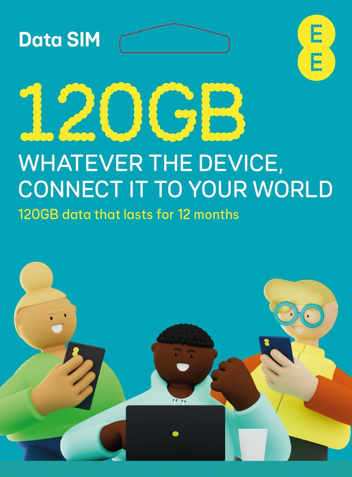 EE PAYG SIM card preloaded with 120GB of Data: Amazon.co.uk: Computers & Accessories