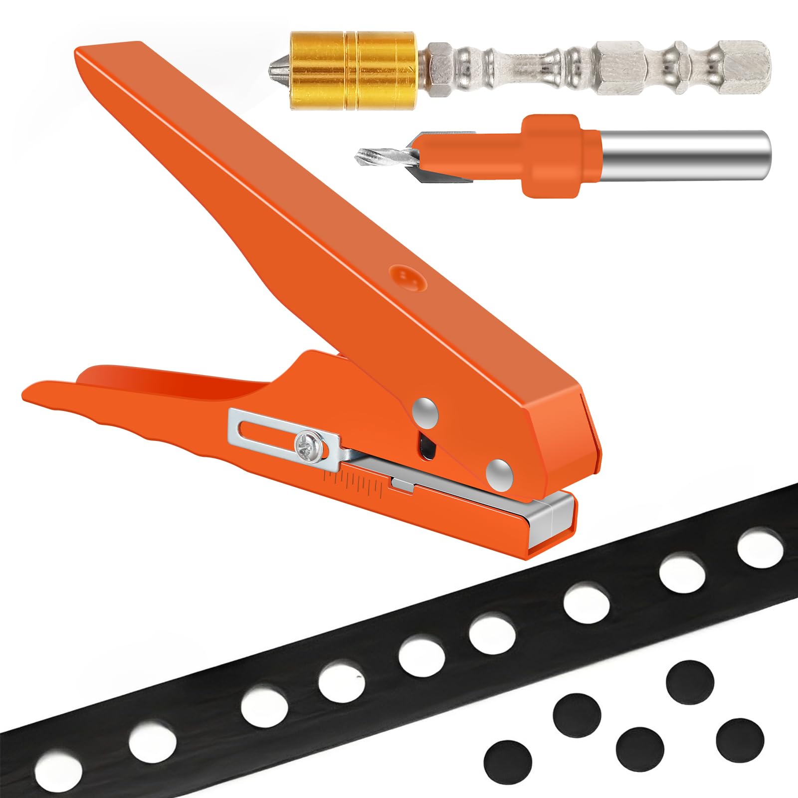 Snapklik.com : Single Hole Punch, 5/16 Inch Heavy Duty Hole Puncher ...