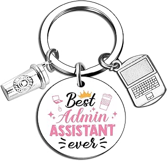 Administrative Assistant Gifts Secretary Keychain for Women ...