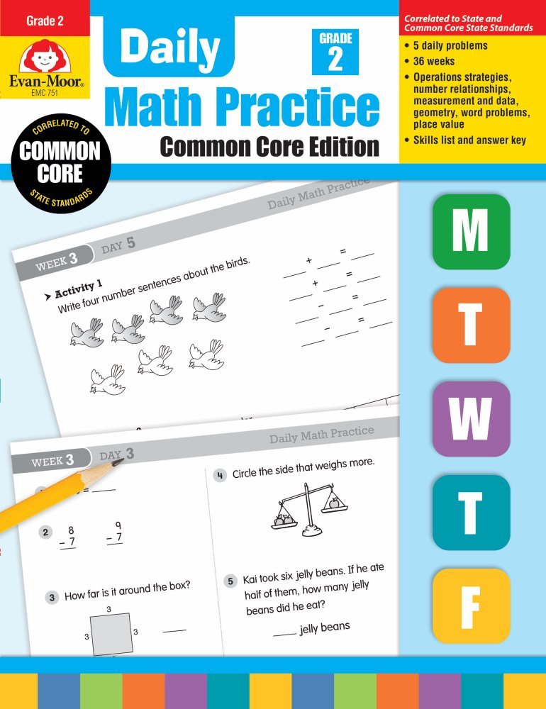 Daily Math Practice, Grade 2 (Common Core): De Gibbs: Amazon.com: Books