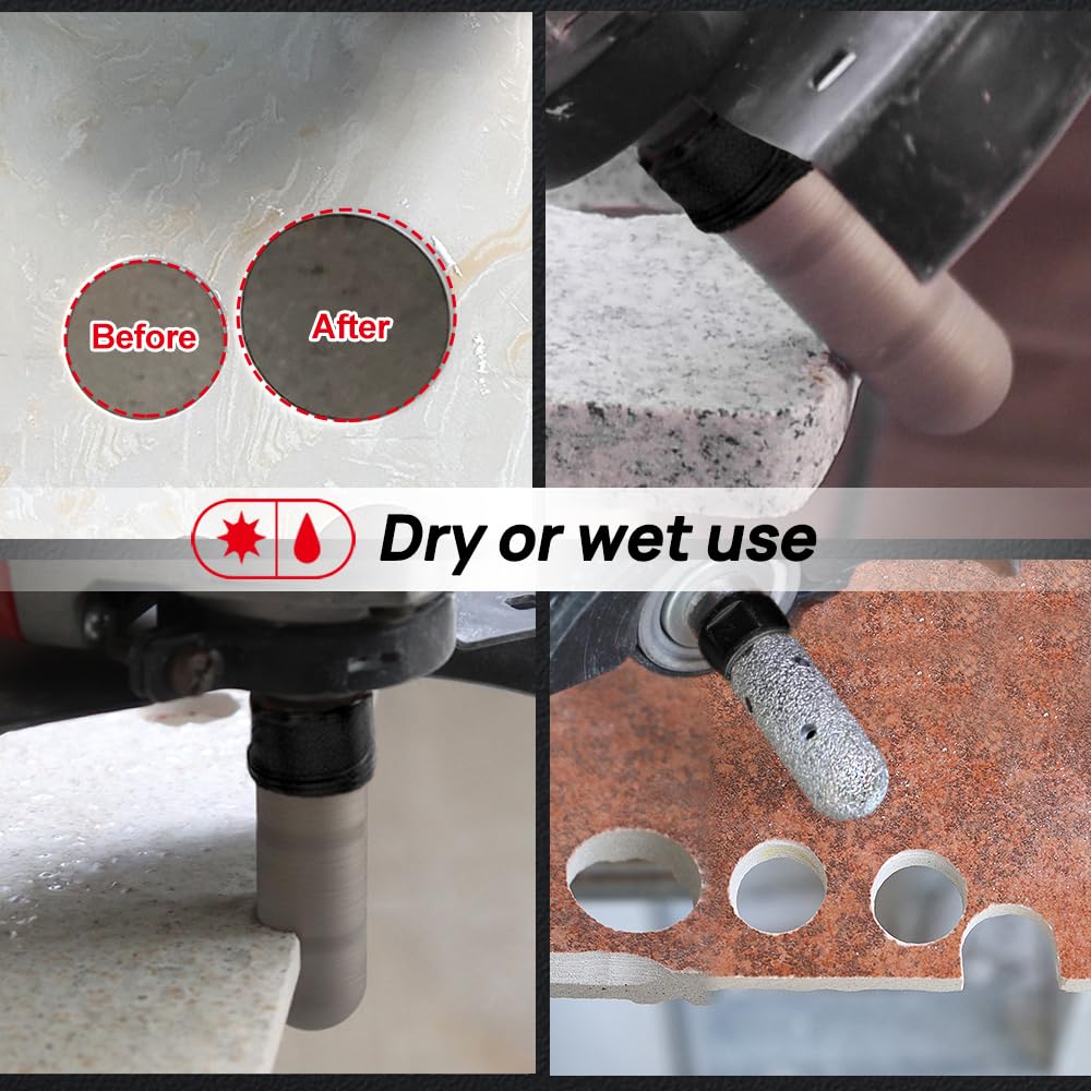 Snapklik.com : DT-DIATOOL Diamond Finger Milling Bit 1-3/16"