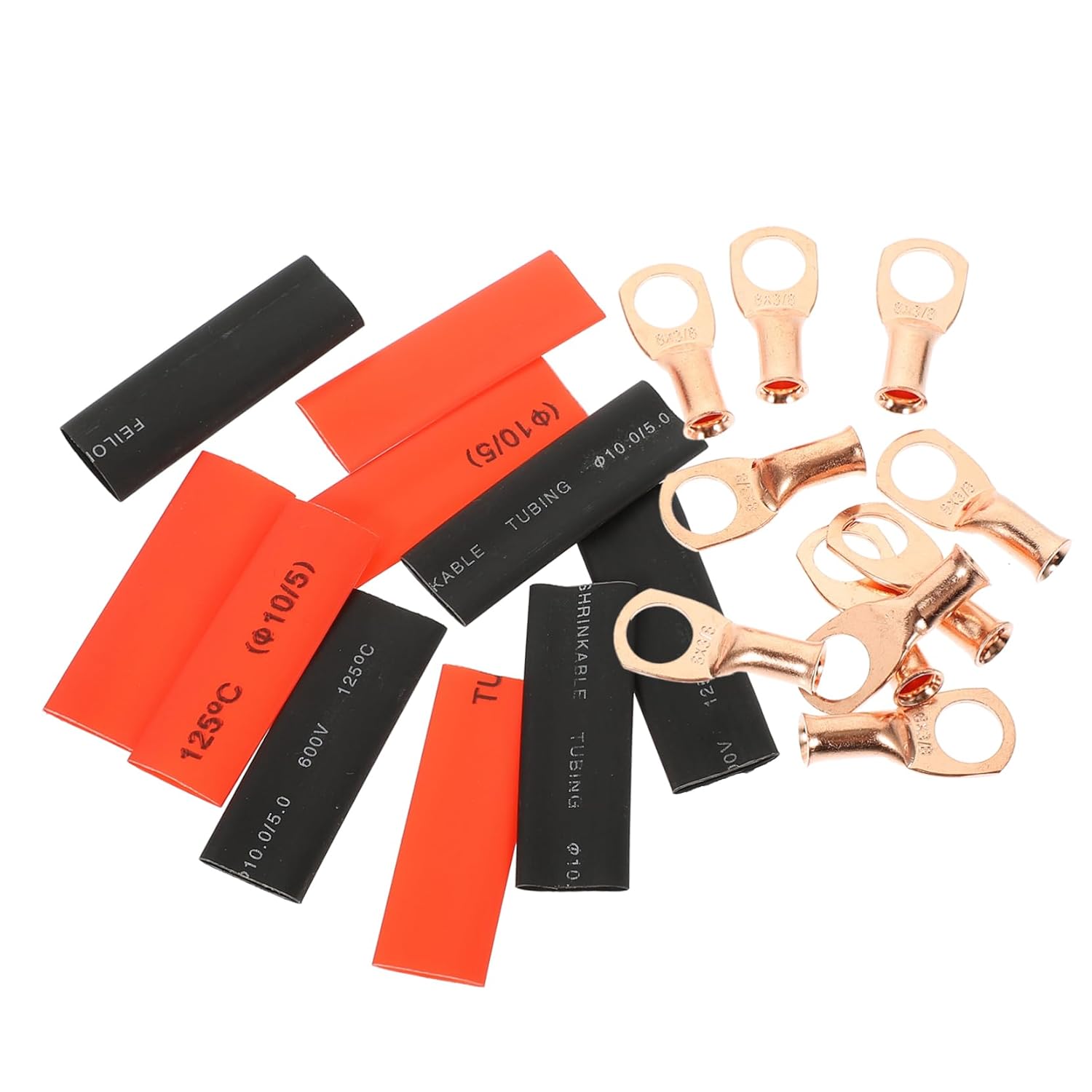 Asakkura 1 Set Cable Lug Crimp Wire Connectors Terminal Blocks Crimp ...