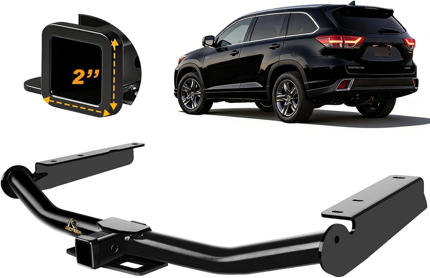 Amazon.com: Class 3 Trailer Hitch for 2014-2019 Toyota Highlander ...